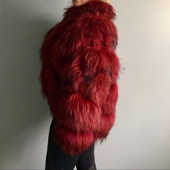 Roberto Cavalli | Jackets & Coats | Roberto Cavalli Fur Coat Rare ...